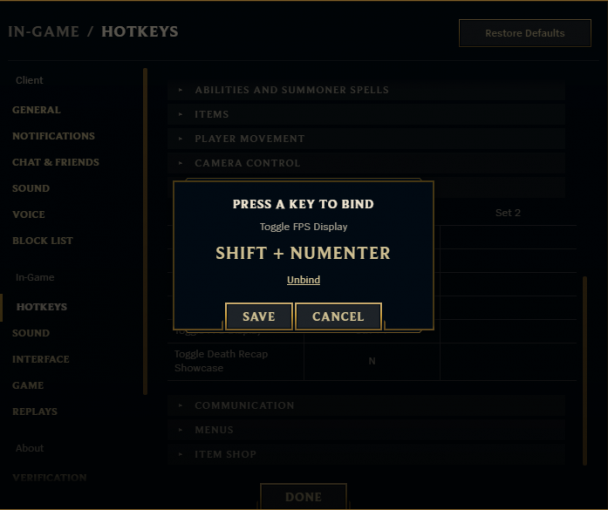 How to Show Ping in League of Legends