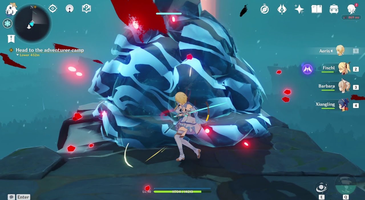 How to Break Ice in Dragonspine in Genshin Impact