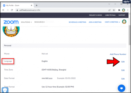 How to Change the Language in Zoom Conferencing