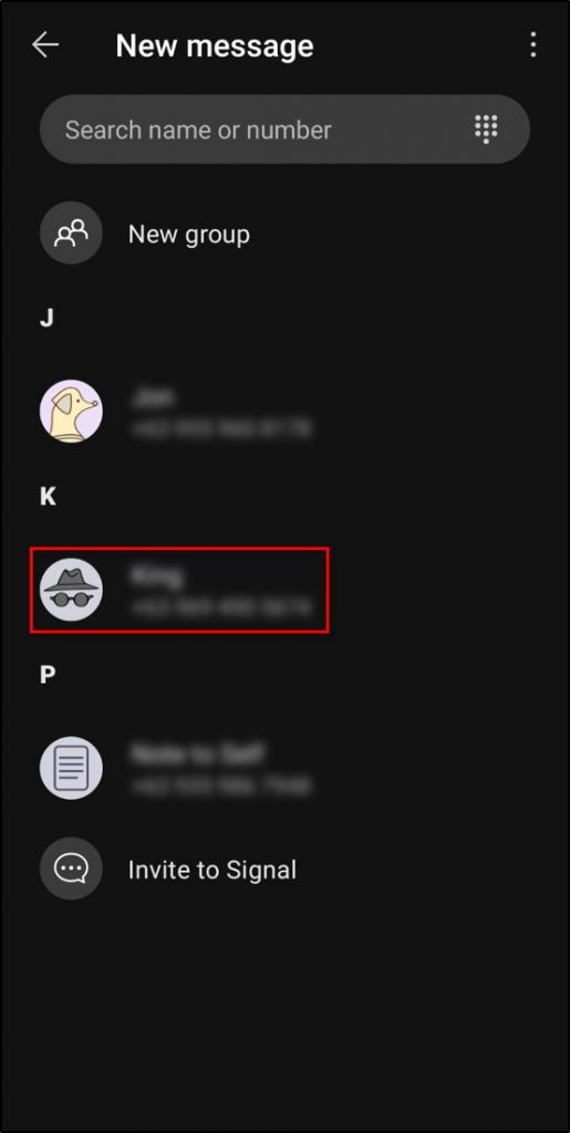 How to Block a Number in Signal