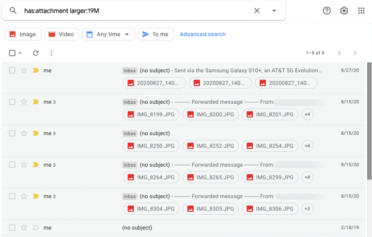 How To Find Your Largest Gmail Attachments