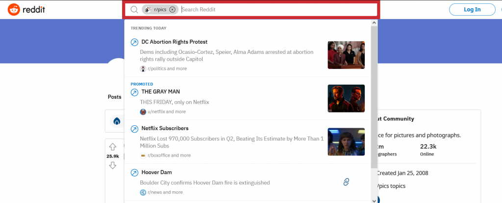 How to Perform a Search Within a Specific Subreddit