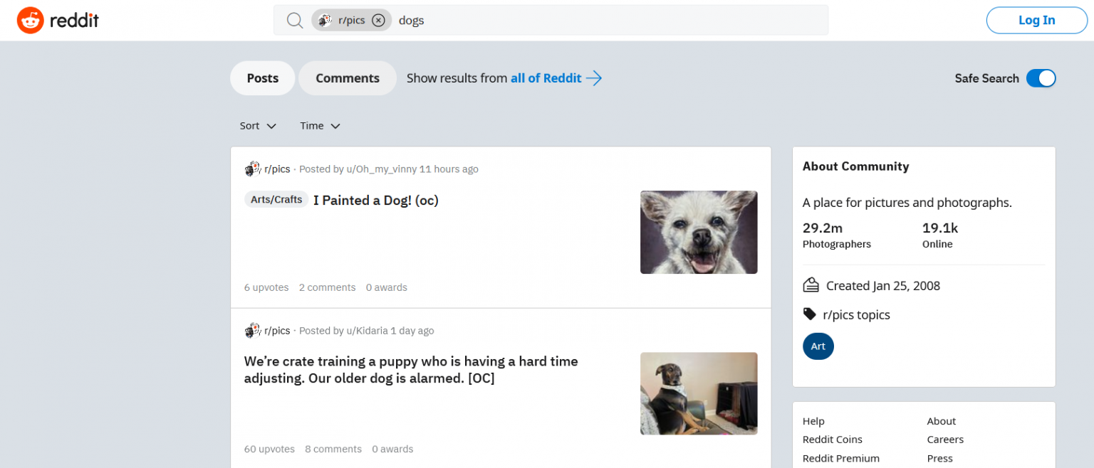 How to Perform a Search Within a Specific Subreddit