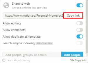 How to Copy a Page in Notion