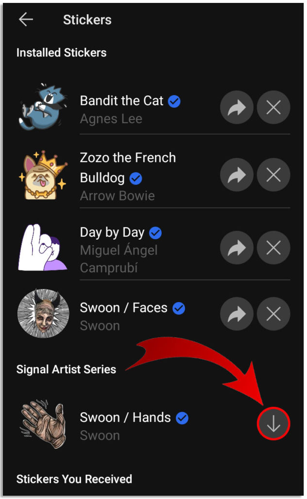 How to Add Stickers to Signal