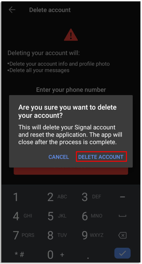 How to Delete a Group in Signal