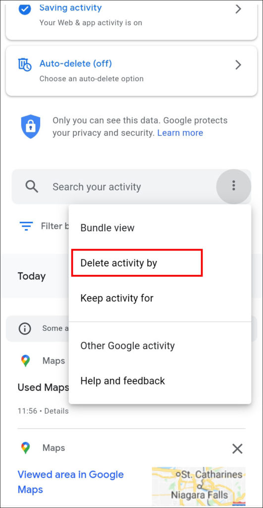How to View Google Maps Search History
