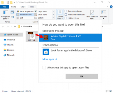 How to Open an ACSM File