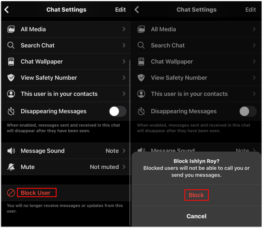 How to Block a Number in Signal