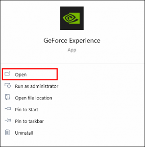 How to Disable GeForce Experience