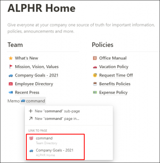 How to Link to Another Page in Notion