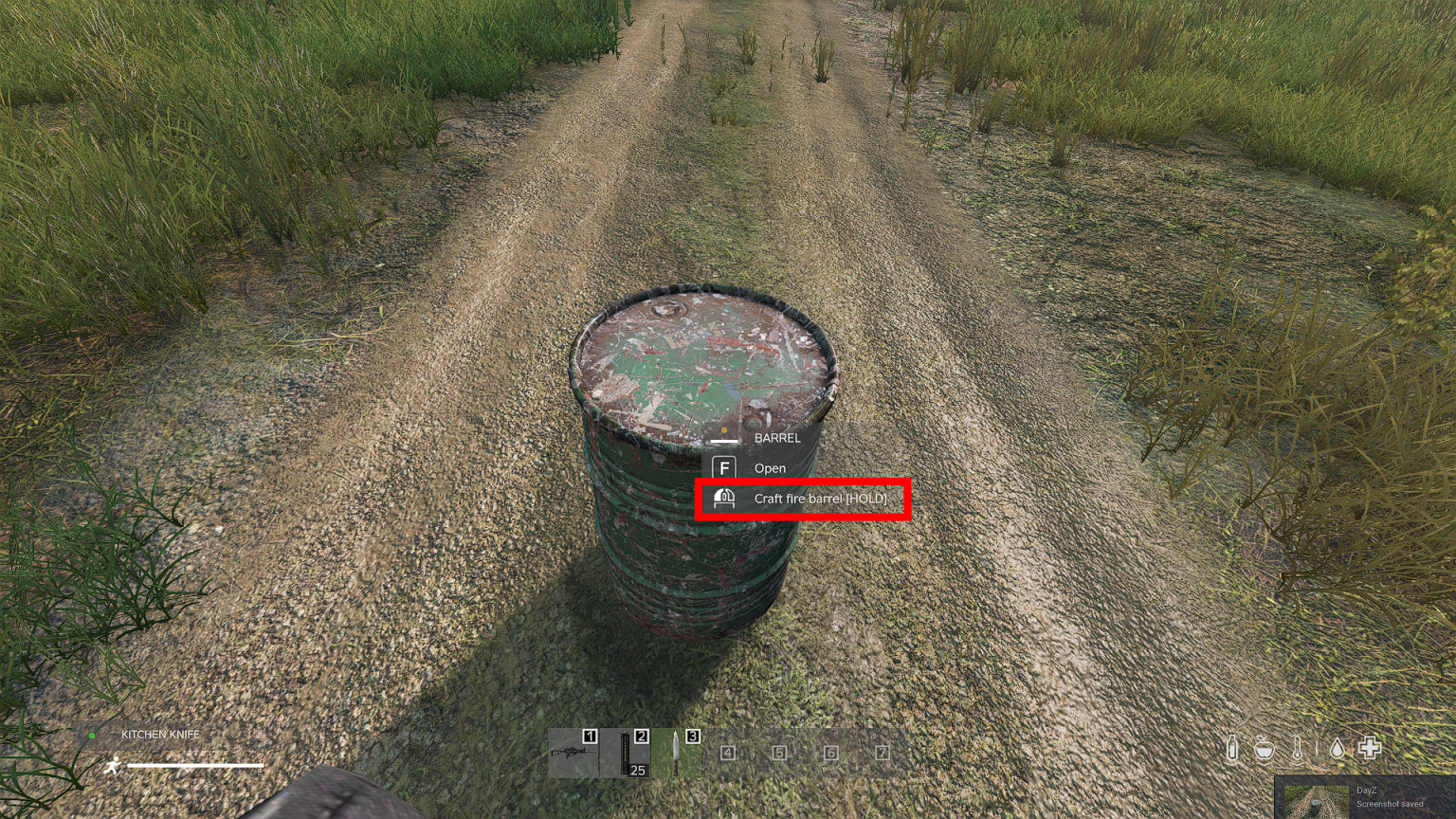 How to Make a Fire in Dayz
