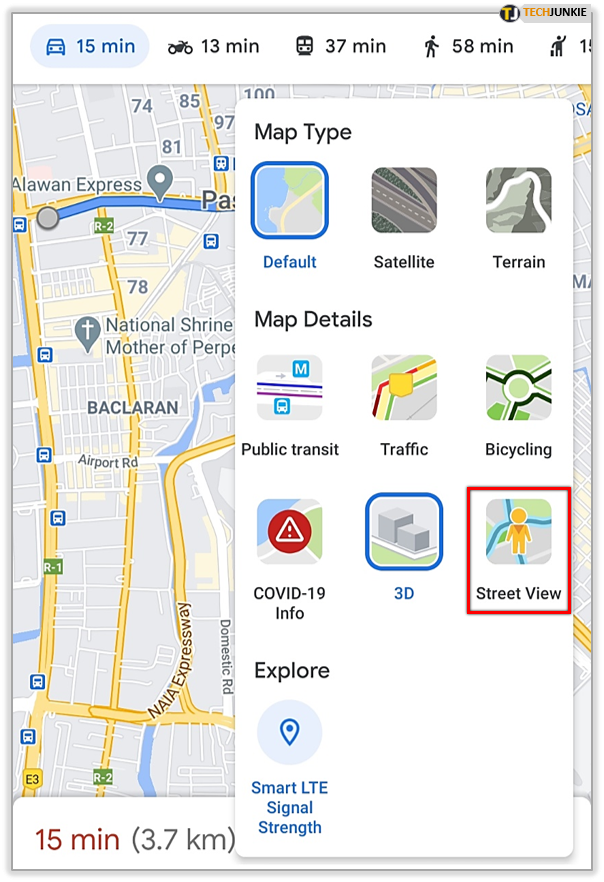 How to Open Street View on the Google Maps App