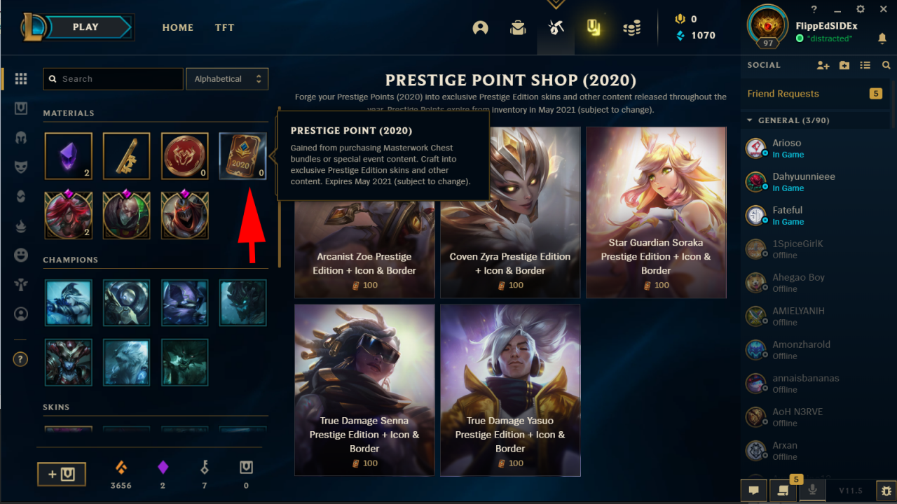 How to Get Prestige Points in League of Legends