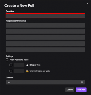 How to Make a Poll in Twitch