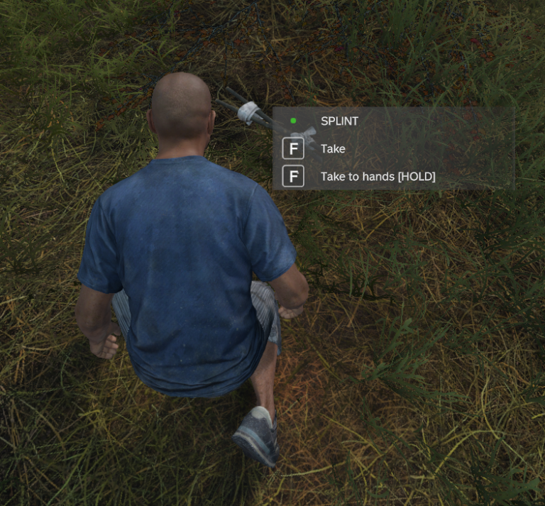 How to Make a Splint in Dayz