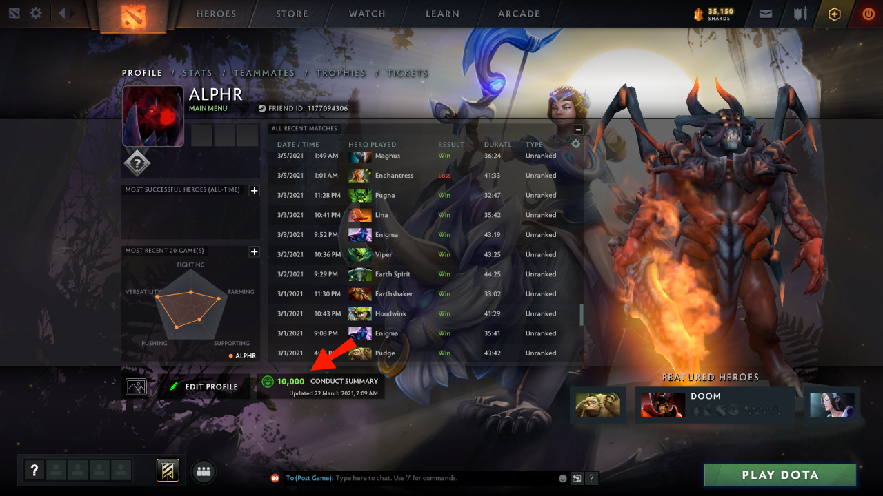 How to Check Behavior Score in Dota 2