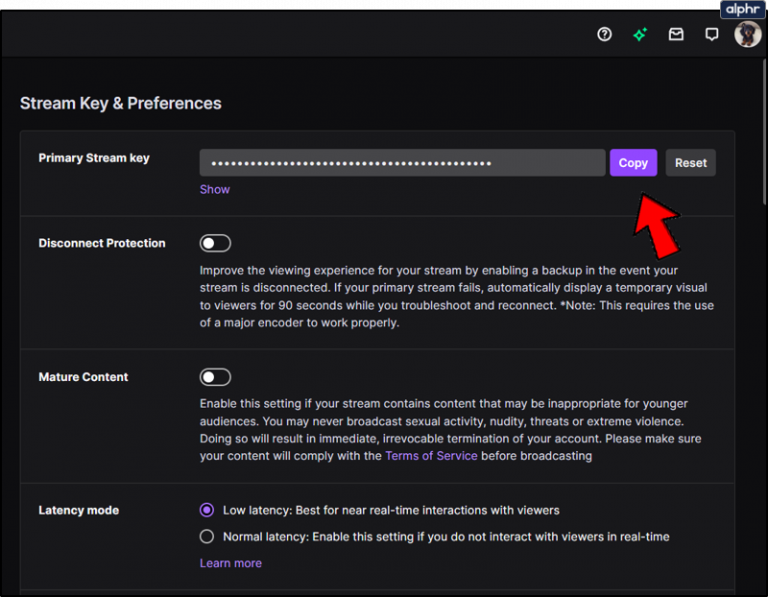 How To Get your Stream Key for Twitch