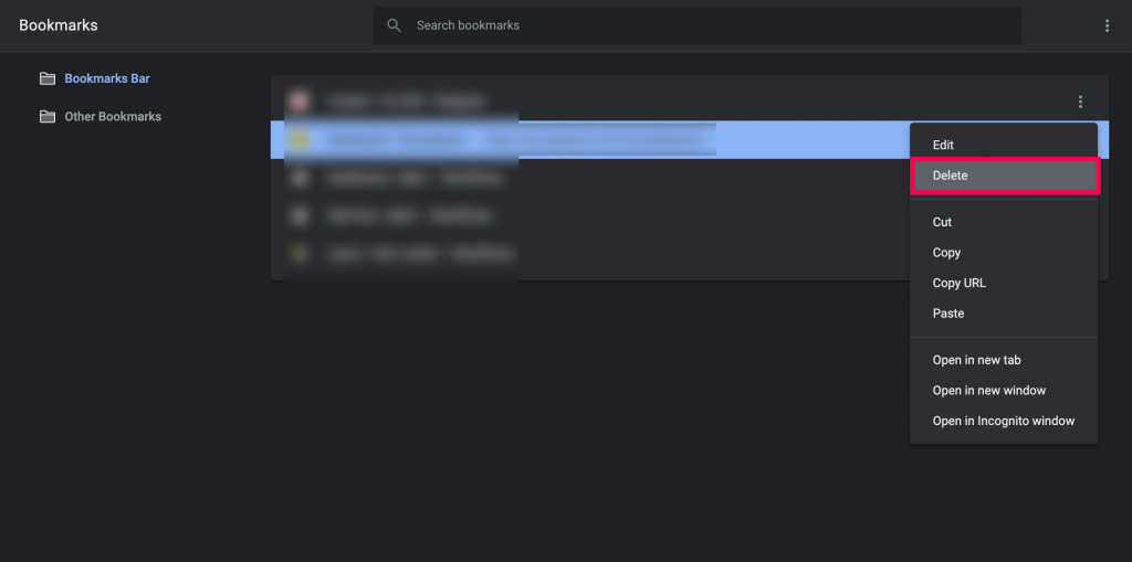 How To Delete all Bookmarks in Chrome
