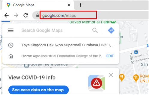 How to View Your Google Maps Search History