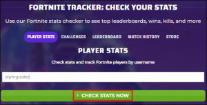How to View Your Fortnite Stats
