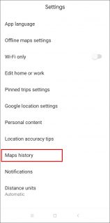 How to View Your Google Maps Search History