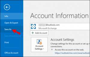 How to Export All Emails From Outlook
