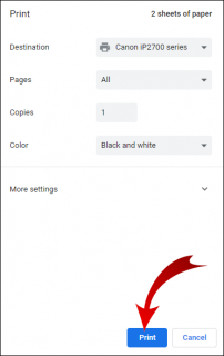 How to Print in Black and White
