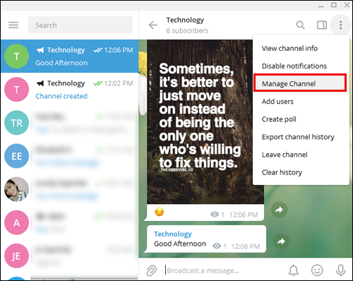 How to Add an Admin in Telegram