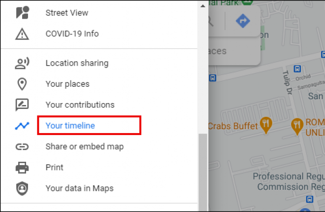 How to View Your Google Maps Search History