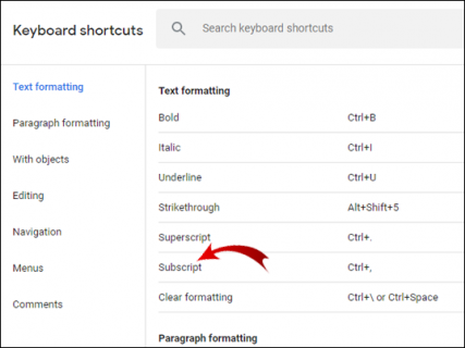 How To Add Superscript or Subscript in Google Docs