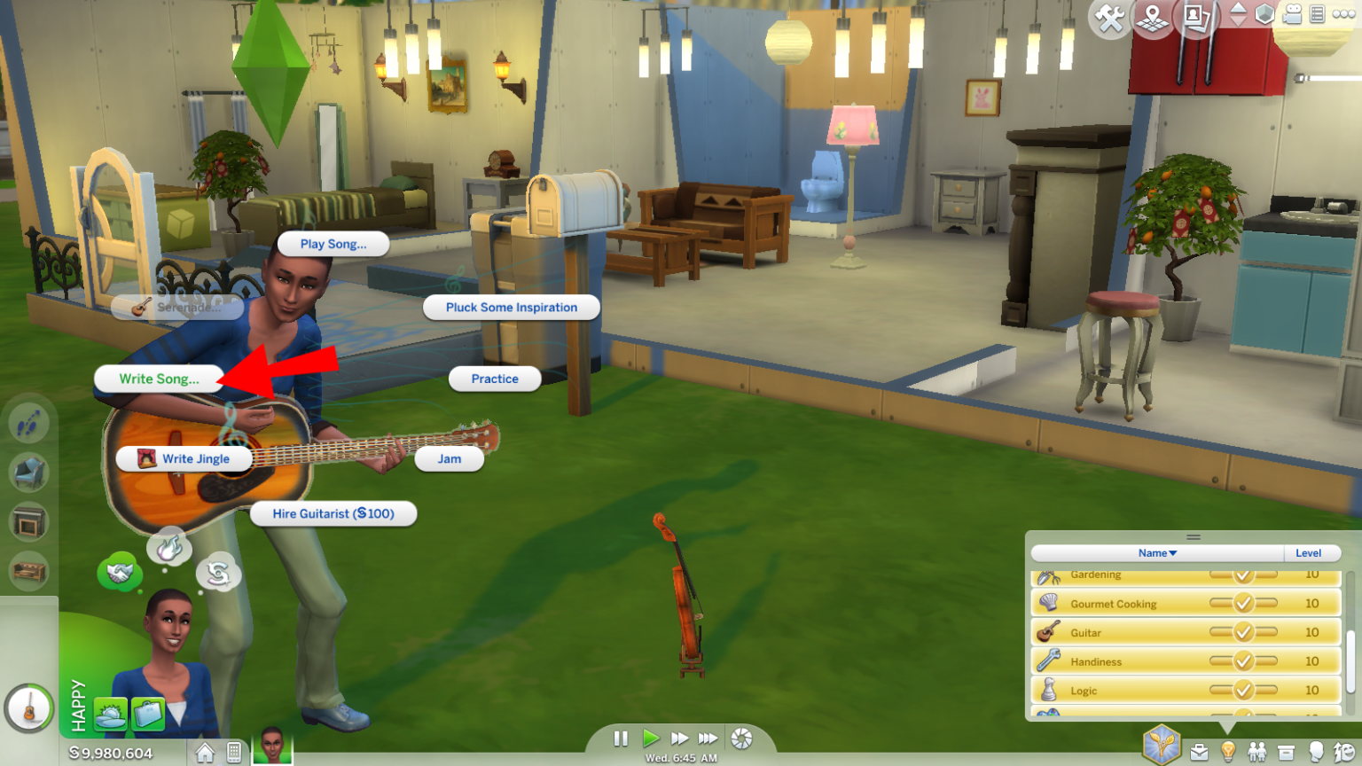 How to Write Songs in Sims 4