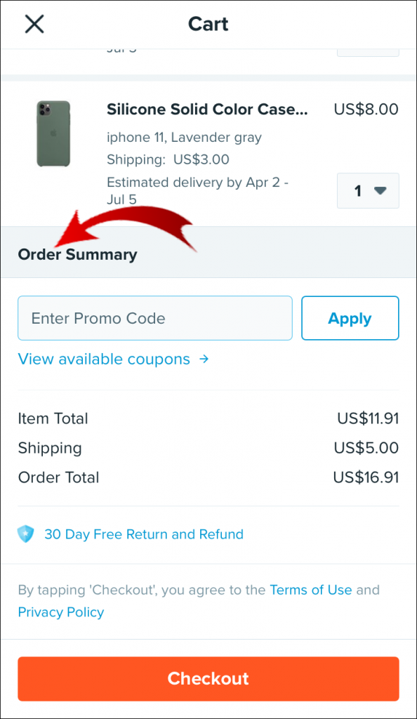 How to Sort by Price in the Wish App