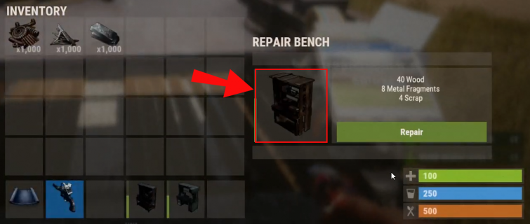 How to Repair Workbench in Rust