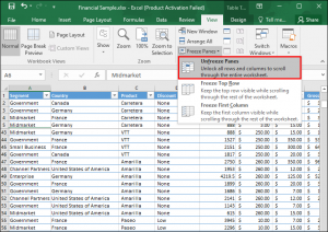How To Freeze Multiple Rows in Excel