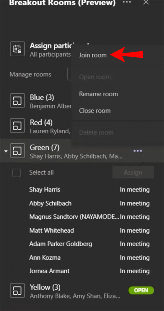 How to Join Breakout Rooms in Microsoft Teams