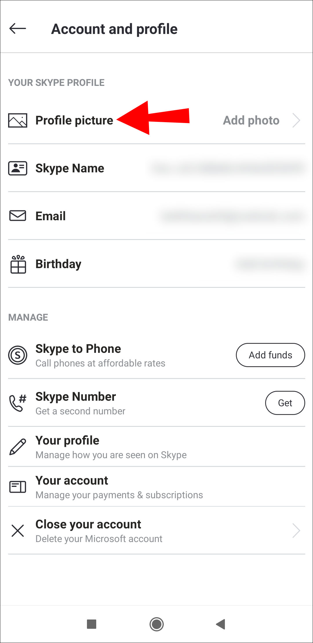 Default Profile Picture Skype