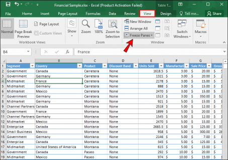How To Freeze Multiple Rows in Excel