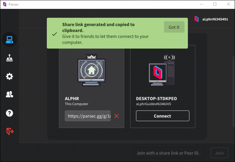 How to Play With Friends in Parsec