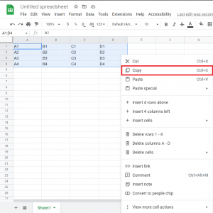 How to Convert Rows to Columns in Google Sheets