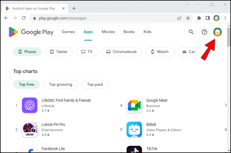 How to Add to Family Library on Google Play