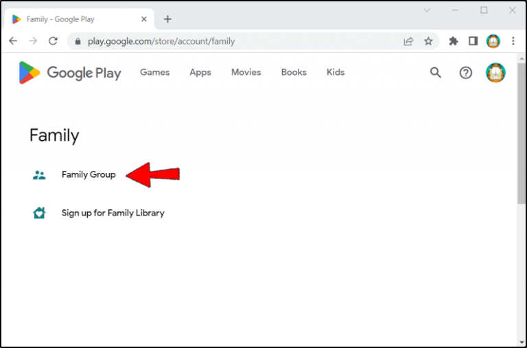 How to Add to Family Library on Google Play