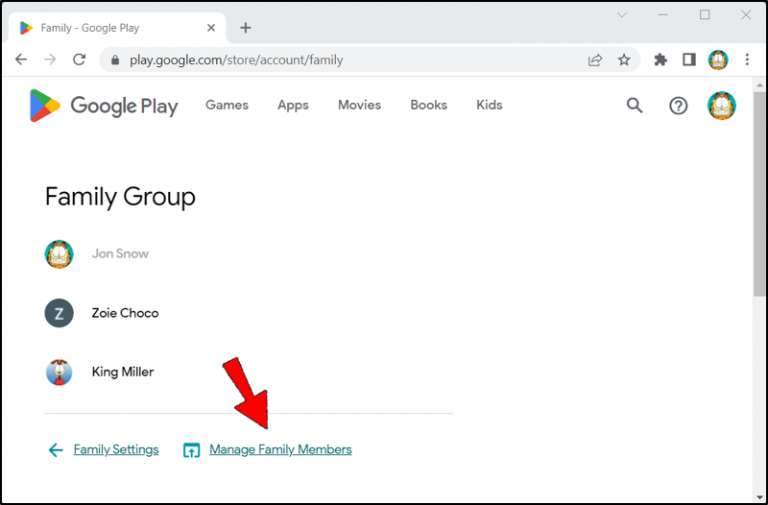 How to Add to Family Library on Google Play