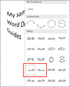 How to Curve Text in Microsoft Word