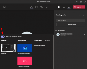 How to Share a Video With Audio in Microsoft Teams