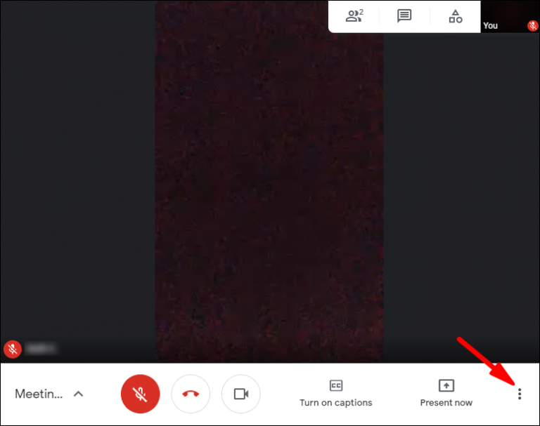 How to Blur the Background in Google Meet