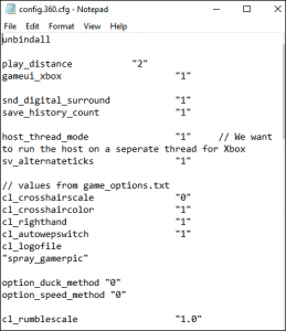 How to Create a CFG File