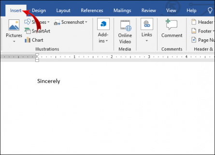 How to Insert a Signature in Microsoft Word