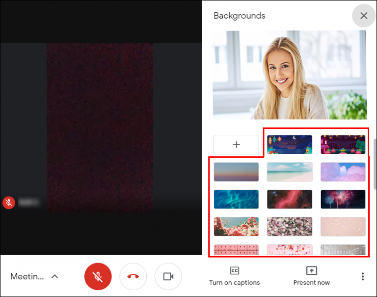 How to Blur the Background in Google Meet