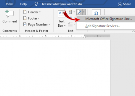 How to Insert a Signature in Microsoft Word